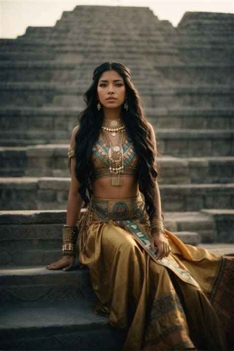 Mexican Aztec Bueaty In 2024 Aztec Clothing Beautiful Models