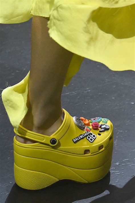 Balenciaga Introduces Platform Crocs For Spring