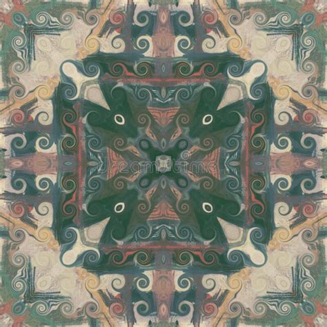 Abstract Decorative Multicolor Texture Kaleidoscopic Pattern Computer