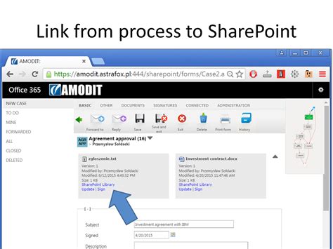 Amodit Workflow Learns From You Amodit Integrates Seamlessly With Office 365