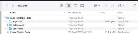 VS Codium Doesn T Use The Portable Folder On MacOS Issue 1314