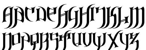 Gothic Love Letters Font FFonts Net