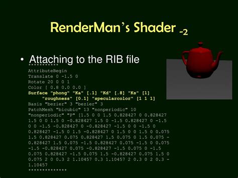 Ppt Renderman And Its Shading Language Powerpoint Presentation Id4785911