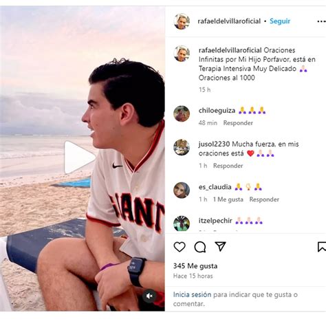 ¿qué Le Pasó Al Hijo Del Actor Rafael Del Villar Quien Se Debate Entre La Vida Y La Muerte