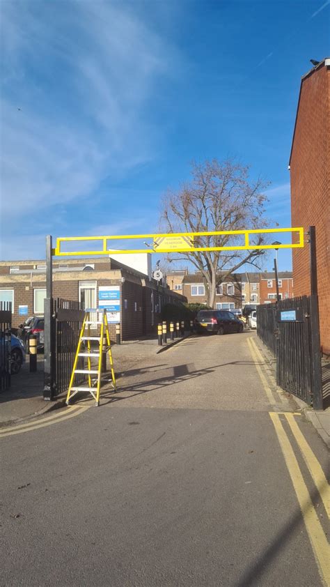 Lower Clapton Health Centre New Height Restrictor Barrier