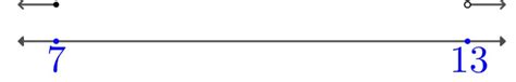 Visually Represent The Given Written Interval On A Number Line