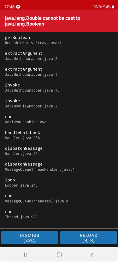 Java Error Opening Picker Via Android Expo · Issue 1 · Bur0react