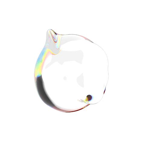 Shapefest™ Glass Prism Floating Blobs 3d Illustrations