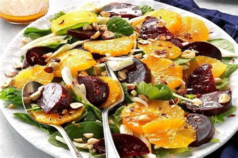 طرز تهیه سالاد پرتقال و لبو مجلسی مخصوص پاییز