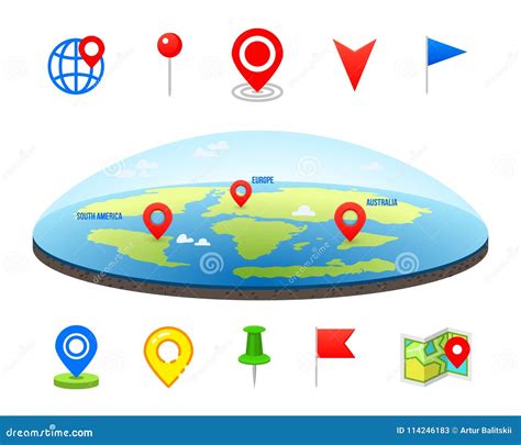 Geo Pin As Logo Geolocation And Navigation Icon For Map Mobile Or Devices Stock Vector