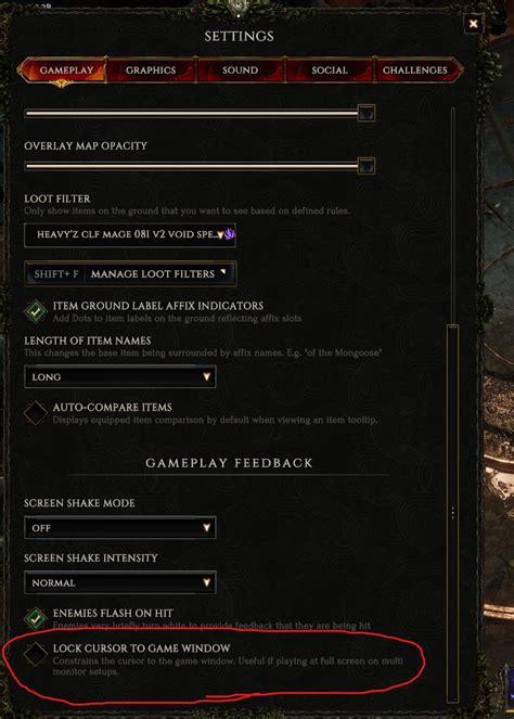 Cursor Lock Circlesadams
