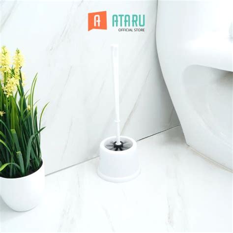 Jual Ataru Sikat Toilet Putih Bathroom Brush Sikat Wc Serbaguna Alat