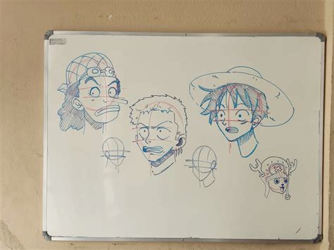 Desenhando Rosto De Meio Perfil One Piece Blog Da Areae