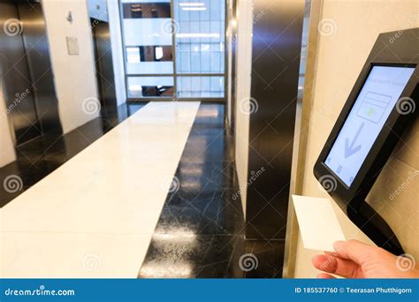 Rfid Reader In Front Of The Elevator Which Only Allow Authorized Person In The Building To Use
