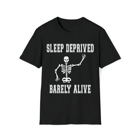 Sleep Deprived Barely Alive Funny Sarcastic Sarcasm Jokes Etsy