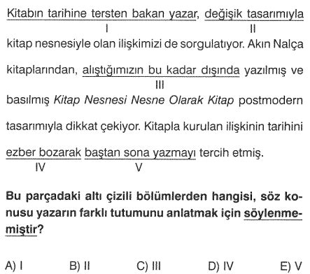 Sözcükte Anlam Online Test 22 Online Testler