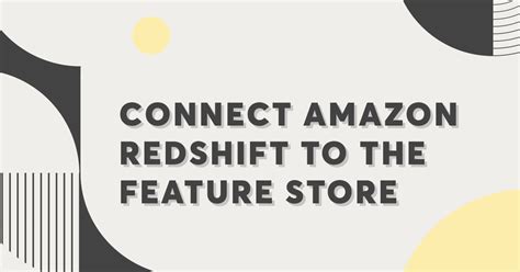 How To Transform Amazon Redshift Data Into Features With Hopsworks