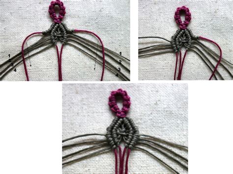 Ecocrafta Macrame Flower Macrame Braclet