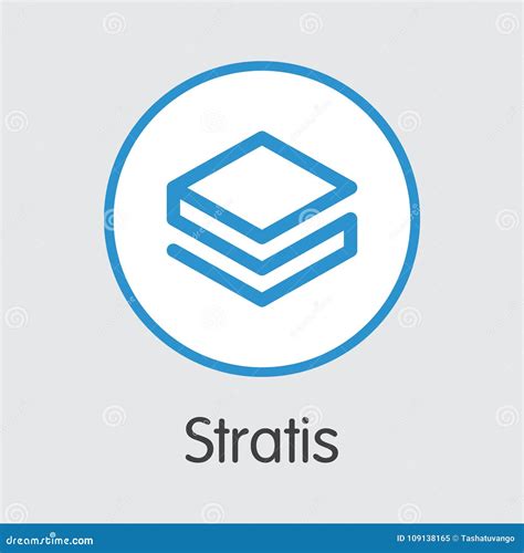 Stratis Cryptocurrency Symbol Vector Illustration Cartoondealer