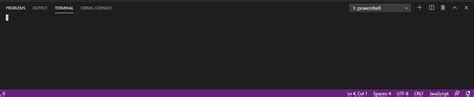 Powershell Visual Studio Code Blank Terminal Cant Entertype