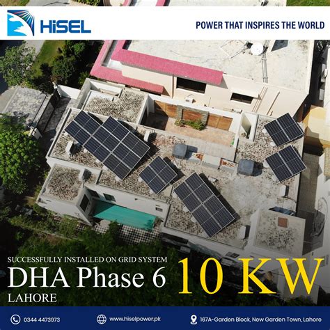 Successfully Installed 10kw On Grid Hisel Power Pakistan