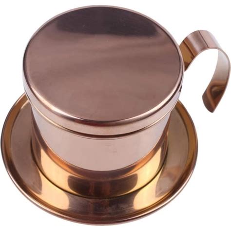 Filtre à café vietnamien en acier inoxydable Tasse unique Vietnam Pot à goutte Filtre à