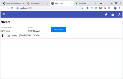 GitHub ricardomansano NiversReact Projeto simples em React para comparação a linguagem AdvPL