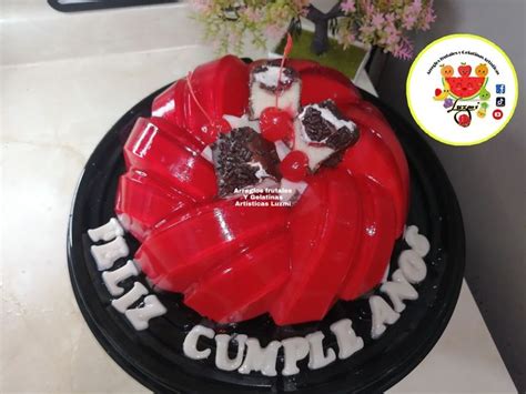 Gelatina Flotante Sabor Frutos Rojos