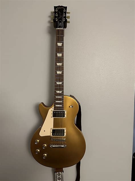 Left Handed Gibson Les Paul Tribute 2017 Goldtop Reverb