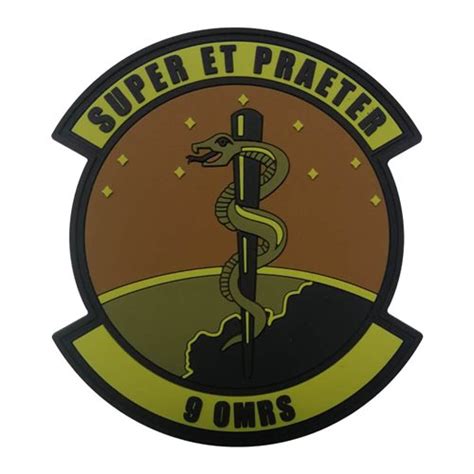 9 Omrs Ocp Pvc Patch 9th Operational Medical Readiness Squadron Patches