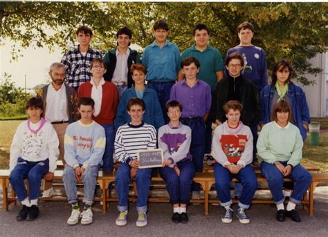 Photo De Classe Cppn De 1988 Collège Le Puits De La Roche Copains D