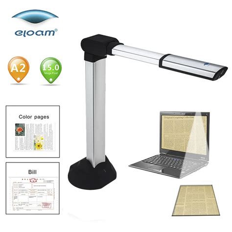 Eloam S1500A2AF HD 15MP 4416 3312 A2 A3 A4 Size Document Scanner