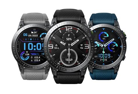 Zeblaze Ares 3 Pro Smartwatch Blue GEEKMAXI