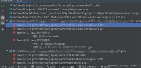 Java 程序org Springframework Web Bind Annotation不存在 Java 程序包org Springframework Web Bind