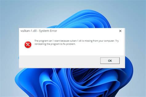 Vulkan 1dll Missing How To Fix It Or Download It Again