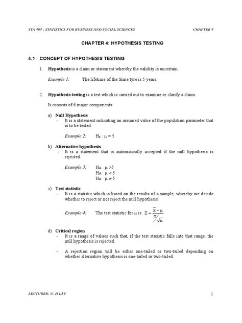 Chapter 4 Sta404 Pdf