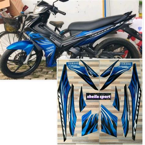 Jual Striping Jupiter Mx Stiker Lis Les Yamaha Jupiter MX 135 Biru