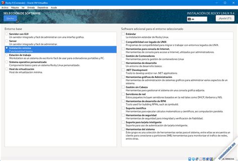 Cómo instalar Rocky 9 en VirtualBox 2024 PASO A PASO