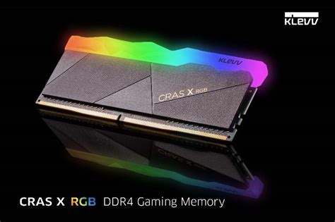 Essencore Releases Stunning New Gaming Memory Modules KLEVV CRAS X RGB And BOLT X DDR The