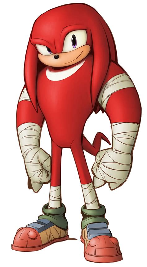 Knuckles The Echidna Characters Art Sonic Boom