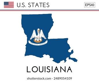 Louisiana State Flag Stencil