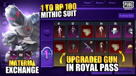 A1 Royal Pass A1 Royal Pass 1 To 100 Rp Rewards Upgrade Gun Skin In
