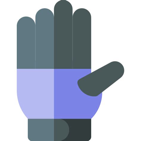 Gloves Basic Rounded Flat Icon