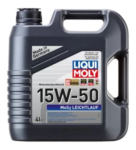 Aceite De Motor 15w50 Mineral Mos2 Leichtlauf 4l Lm2457 Envío gratis
