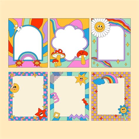 Premium Vector Set Of Retro Frame Vector