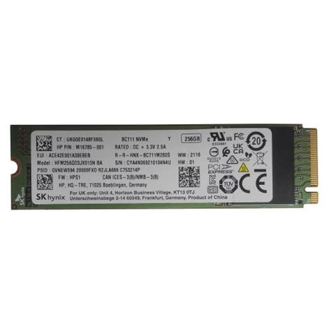 UŻYWANY DYSK SSD 256GB SK HYNIX HFM256GD3JX013N BA NVMe ...