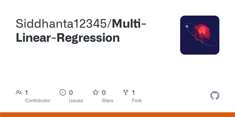 Github Siddhanta Multi Linear Regression