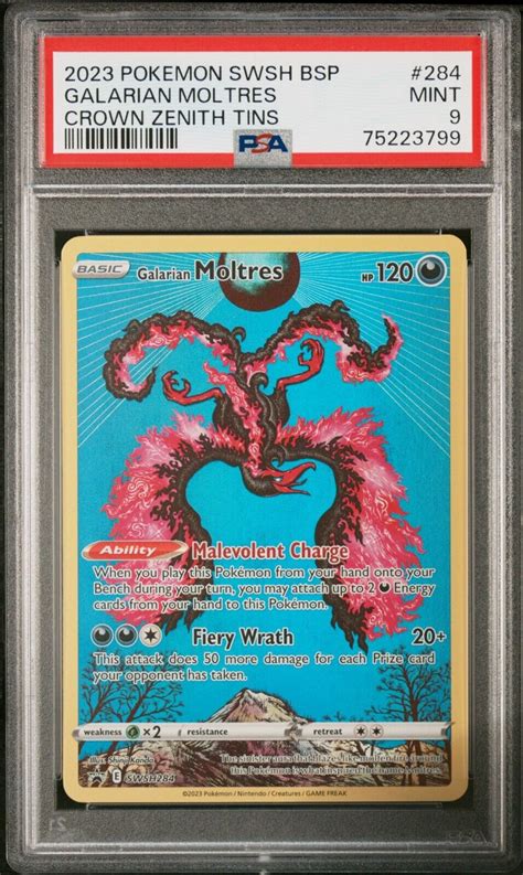 Pokemon Triple Crown Zenith Tins Promos Galarian Zapdos Articuno Mol