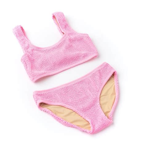 Shade Critters Girls Crinkle Texture Bikini Tylers