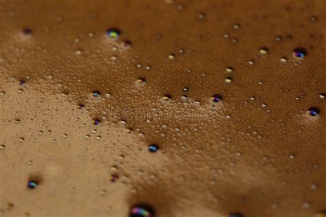 Hot Chocolate Drink Close Up Macro Foam Stock Image Image Of Color